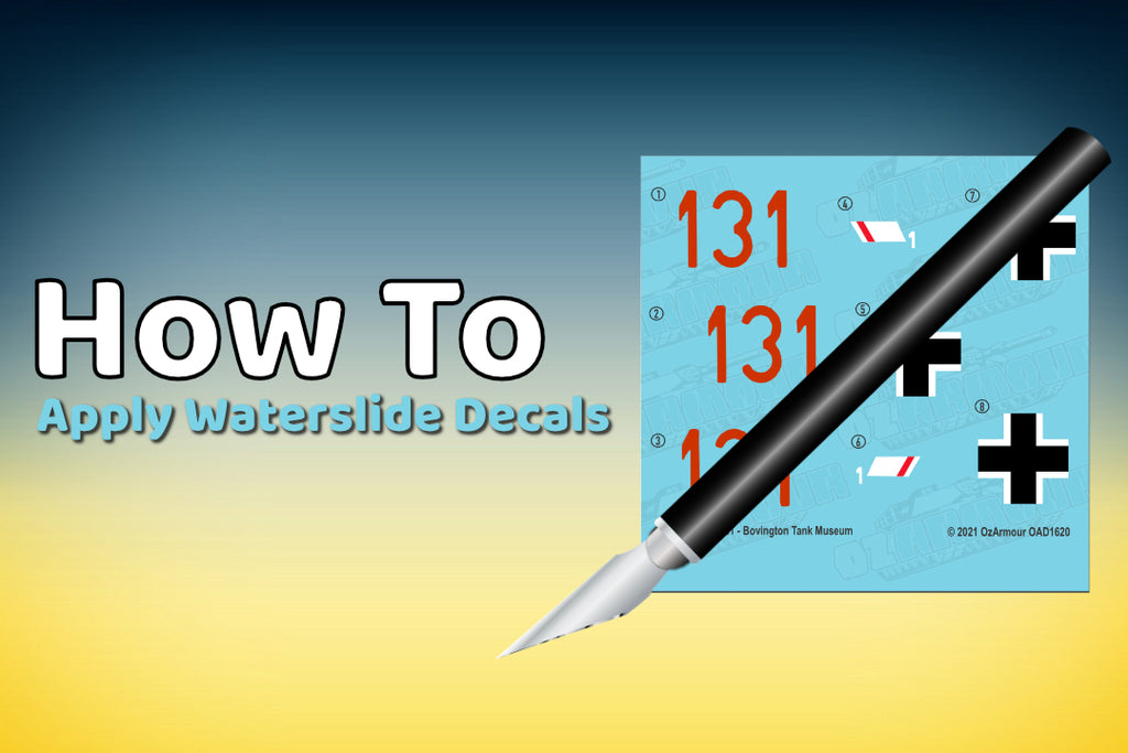 How To Apply And Work With Waterslide Decals - A Basic Tutorial– Hobby ...