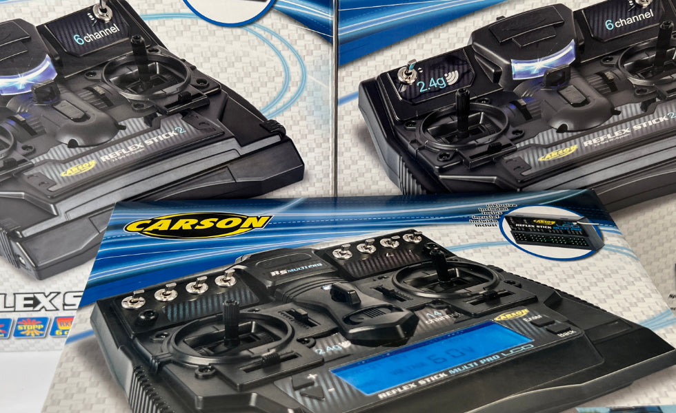 Carson Modelsport Transmitters Now Available– Hobby Assault